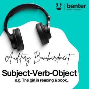 L119 Subject Verb Object SVO Sentence Builders Banter Speech Language