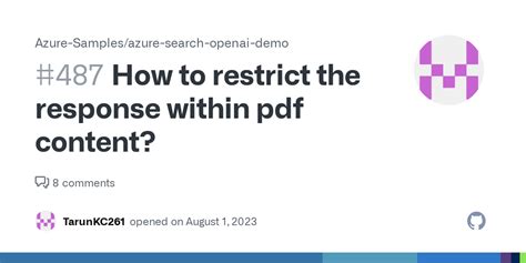 How To Restrict The Response Within Pdf Content · Issue 487 · Azure Samplesazure Search