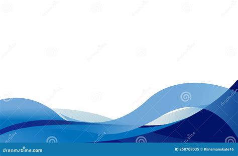 Abstract Wave Blue Curve Background Vector Art Stock Vector Illustration Of Shape Wave 258708035
