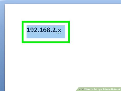 How To Set Up A Private Network 11 Steps With Pictures
