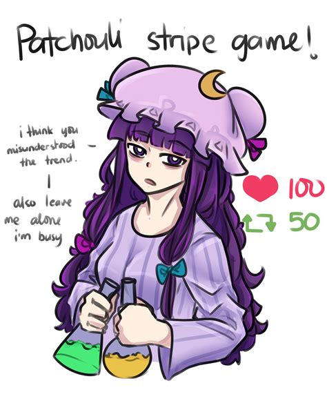 Patchouli Knowledge Stripe Game Twitter Strip Game Know Your Meme
