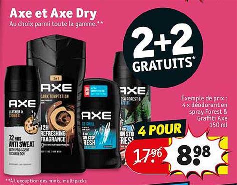 Promo Axe Et Axe Dry chez Kruidvat - iCatalogue.fr