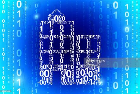 building binary code blue vector pattern background high res vector