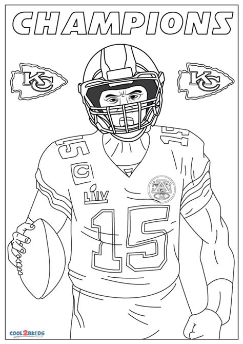 Printable Kansas City Chiefs Coloring Pages Plan Your Year Easily