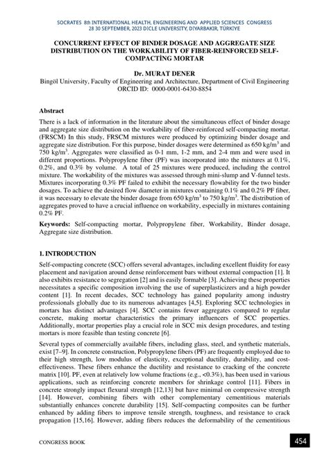 Pdf Concurrent Effect Of Binder Dosage And Aggregate Size Distribution On The Workability Of