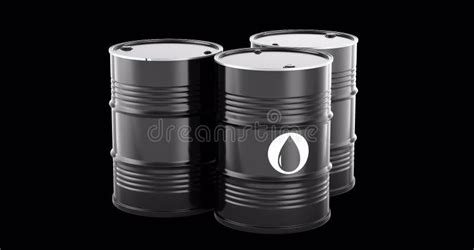 Oil Barrels Rotation Animation Seamlessly Loopable 3d Rendering