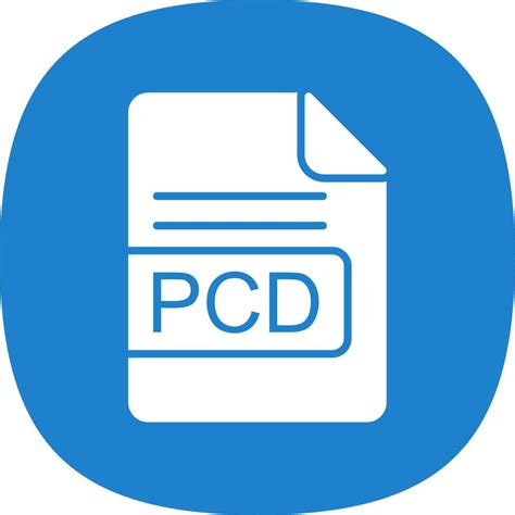 Pcd File Format Glyph Curve Icon Design 43774661 Vector Art At Vecteezy