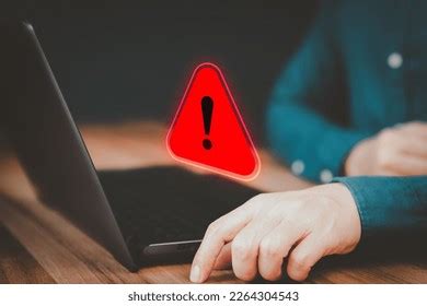Caution Warning Sign Computer Images Stock Photos Vectors Shutterstock