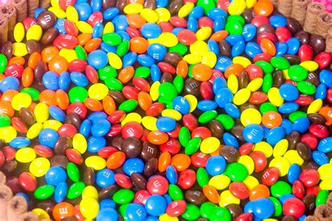 Premium Photo A Large Pile Of Colorful M And M Candy