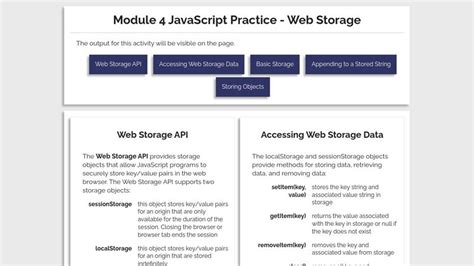Module 4 Coding Activity Web Storage Starter Please Fork