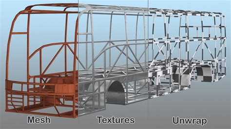 Bus Frame Structure D Model D Molier International