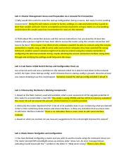 CIS202L U1 LabAssignment Taylor Docx Lab 1 1 Router Management Access And Preparation Via A