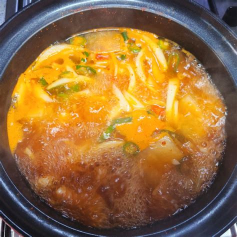 얼큰 시원한 오징어무국 끓이는법 오징어뭇국