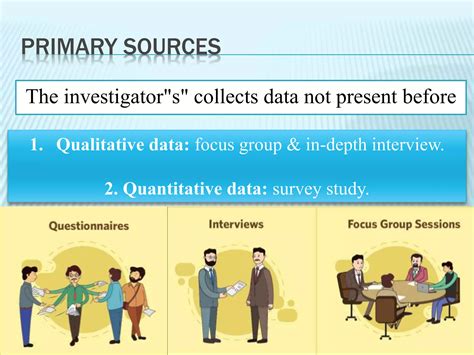 Sources Of Data Collection Pptx