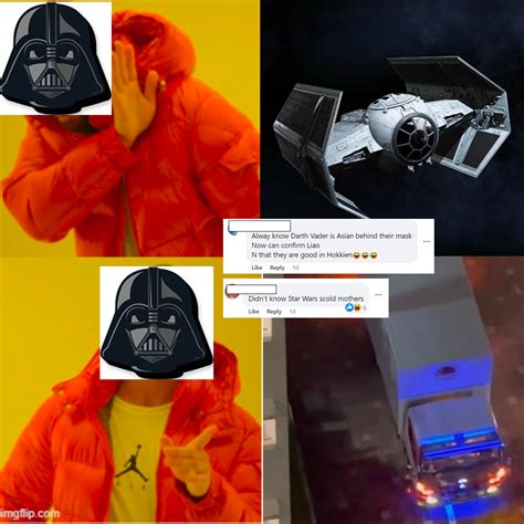 Darth Vader Drives A Lorry And Tells Taxi Driver To Have An Intimate