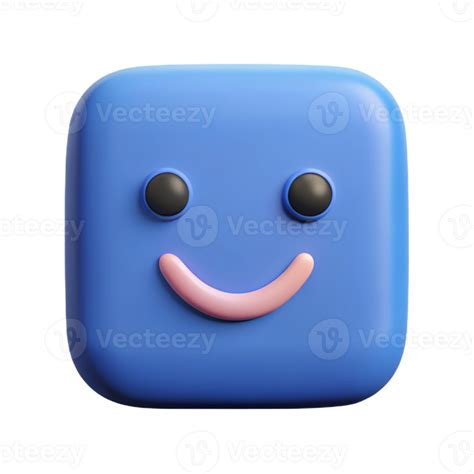 Signature Gothic A Smiling Square With Rounded Corners Clean Lines Flat Color Minimal Design