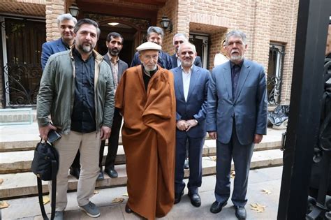 دیدار رئیس‌جمهور و وزیر فرهنگ با استاد محمدعلی موحد ایمنا