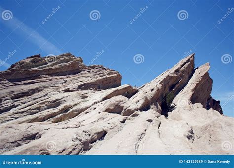 Vasquez Rocks In California Desert Stock Image Image Of Geological