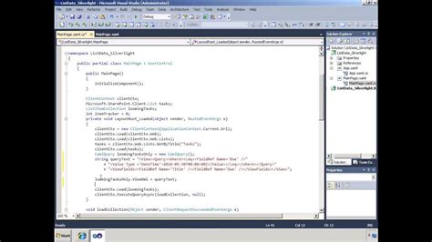 module 5 accessing sharepoint data in silverlight by using caml youtube
