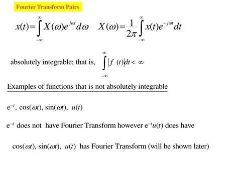 PPT Chapter The Fourier Transform PowerPoint Presentation Free Download ID