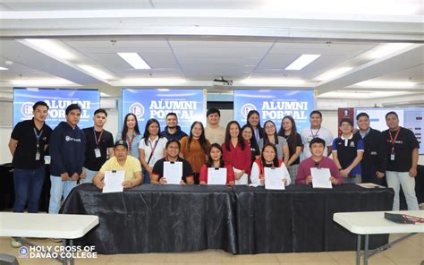 Hcdc Holds Successful Alumni Portal Support Services Training And Moa Signing Holy Cross Of