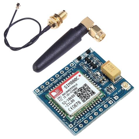 SIM C GSM GPRS Module Quad Band With Antenna TTL Serial Interface For Arduino C STM