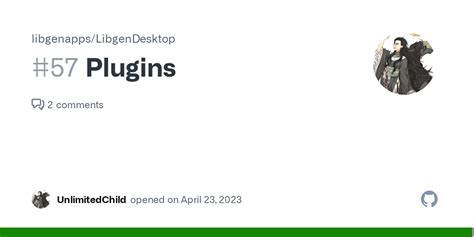Plugins · Issue 57 · Libgenappslibgendesktop · Github