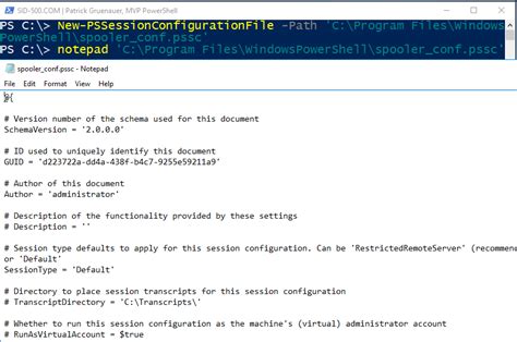 powershell implementing just enough administration jea step by step sid 500