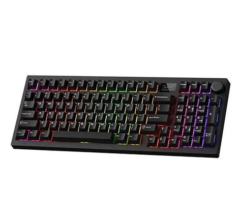 TECWARE SPECTRE 96 BLACK MECHANICAL KEYBOARD COCOA BROWN SWITCH JusPC