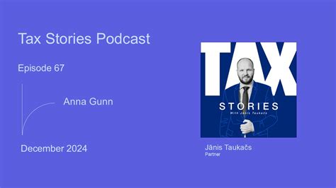Tax Stories Podcast Episode 67 Anna Gunn On Tax Ethics Sorainen