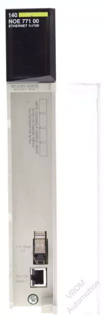 MODICON SCHNEIDER 140 NOE 771 00 KOMMUNIKATIONSMODUL ETHERNET 10 100 BASIS T10 EUR 409 50