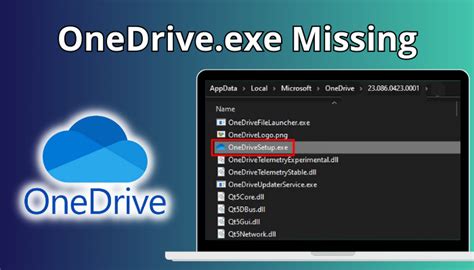 Onedriveexe Missing Locate And Repair In 5 Minutes