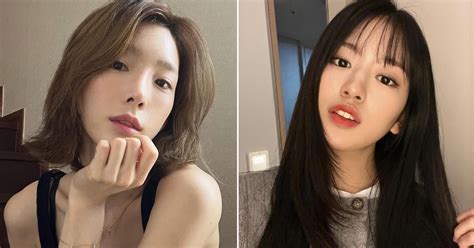 Girls Generations Taeyeon And Ives Ahn Yujin Wore The Same Sexy Black Dress But Served