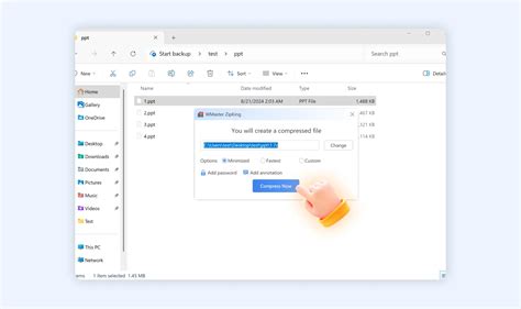 How To Compress Ppt With Zipking Windows