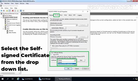 Configure Sstp Vpn With Self Signed Certificate On Windows Server 2019