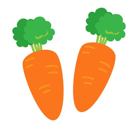 ニンジン（人参）のイラスト フリー素材 イラストミント