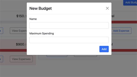 Github Reinhardtc React Budget Tracker App For Creating New Budgets And Adding Deleting Expenses