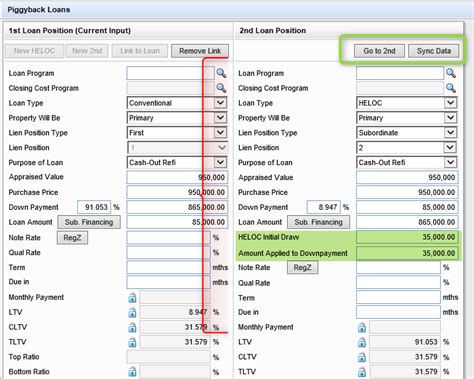 Encompass Properly Inputting Heloc Information On 1st Axia Center Support