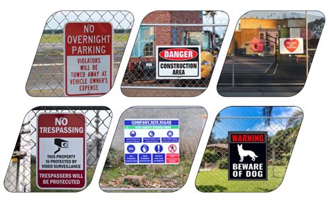 Chain Link Fence Sign Mount Heavy Duty Fence Sign Fastener