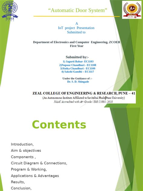Automatic Door System M1 Pdf Internet Of Things Arduino