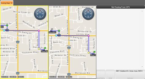 Display The Routing Maps Tab In Different Layouts