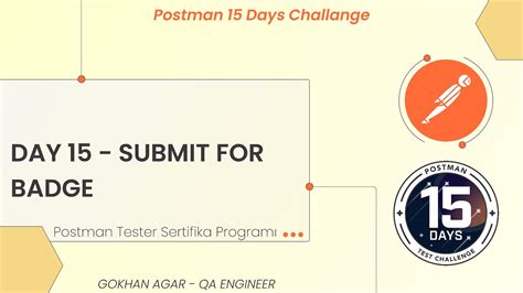Postman 15 Days Test Challenge Day 15 Submit For Badge Youtube