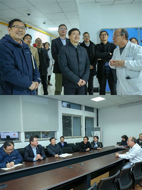 上海大学校长刘昌胜、副校长汪小帆一行到化学楼（ha楼）考察 上海大学理学院化学系