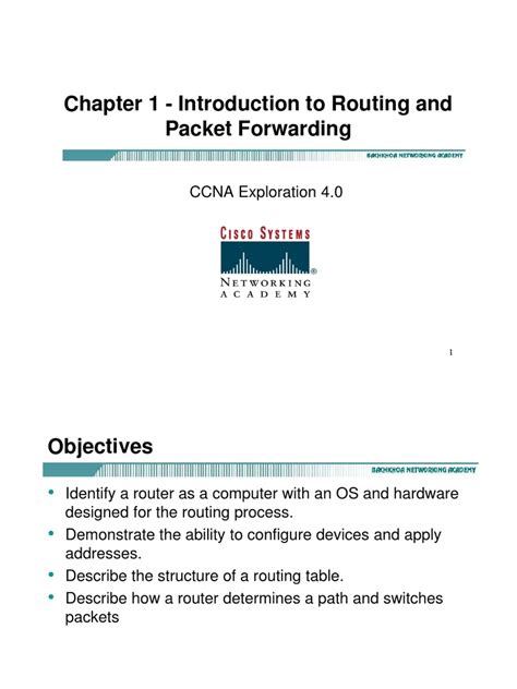 Pdf Ca Ex S2m01 Introduction To Routing And Packet Forwarding Ppt [compatibility Mode