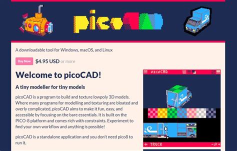 Picocad Program To Build And Texture Lowpoly 3d Models Alternativeto