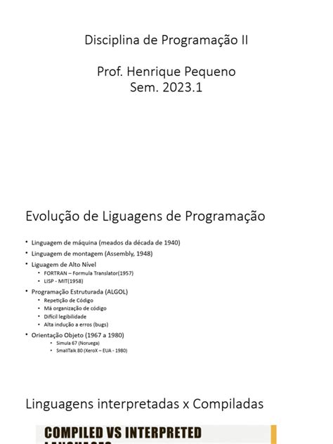 Aula Apres Oo Pdf Classe Programação De Computadores Método Programação De Computadores