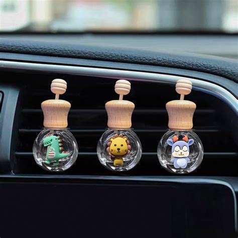 Badu Bg Аромат за кола Празна стъклена бутилка Симпатична бутилка освежител за въздух Парфюм