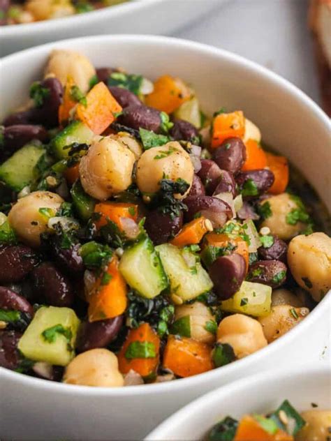 Garbanzo Bean Salad Balancing Bowls