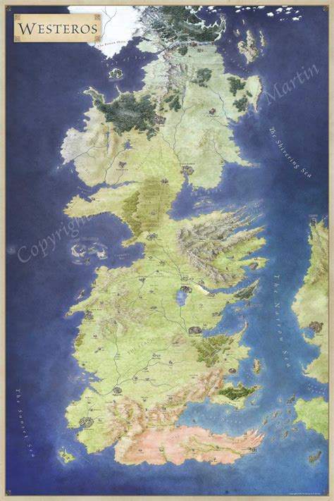 The Lands Of Ice And Fire The Maps Of Game Of Thrones Mapa De
