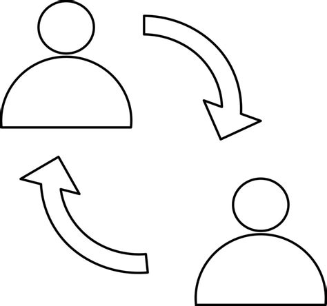 Character Of Black Line Art Faceless User Network Connection 24366879 Vector Art At Vecteezy